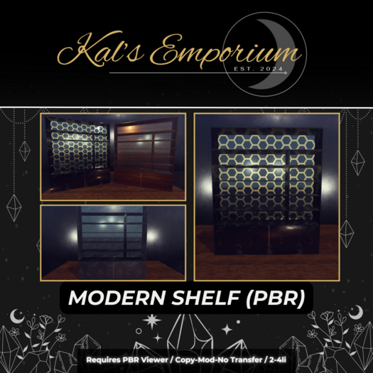 Second Life Marketplace - [Duplexity] HexaLuxe Shelf